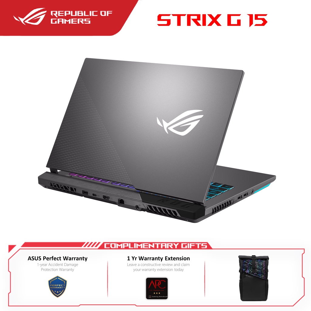 ASUS ROG Strix G15 (G513) R7-4800H/ 8/16GB RAM/ 512GB SSD/ RTX 3050 ...