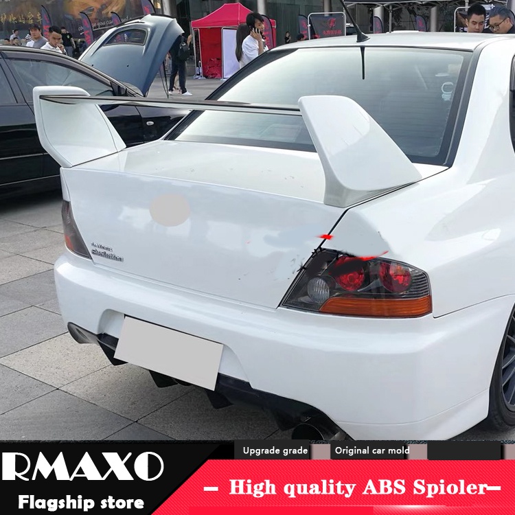 For Lancer Spoiler 2003-2008 Mitsubishi Lancer FD2 Spoiler 3DCK ABS ...