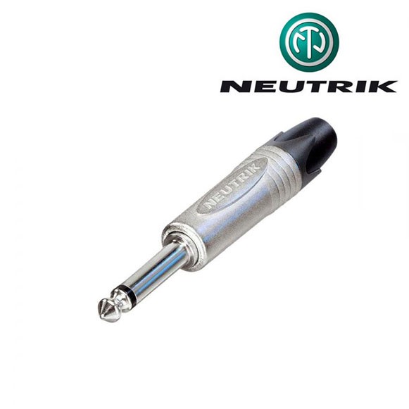 Neutrik NP2X 1/4" 6.35mm Male TS Inline Mono Plug Phono Jack Unbalance Audio Connector Np2x ...
