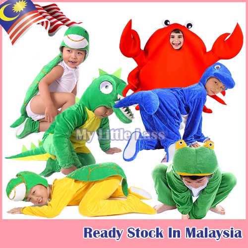 MYLITTLELASS Children Costume Sea Animal Turtle Frog Dolphin Crocodile ...