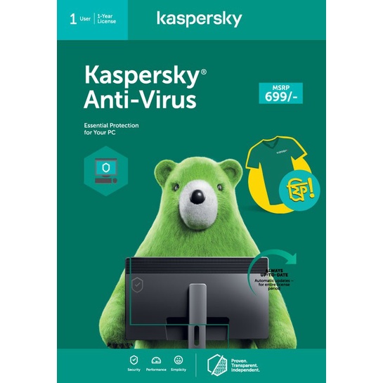 Kaspersky Anti-Virus 2021 (1 User | 1 Year License | PC) | Shopee Malaysia