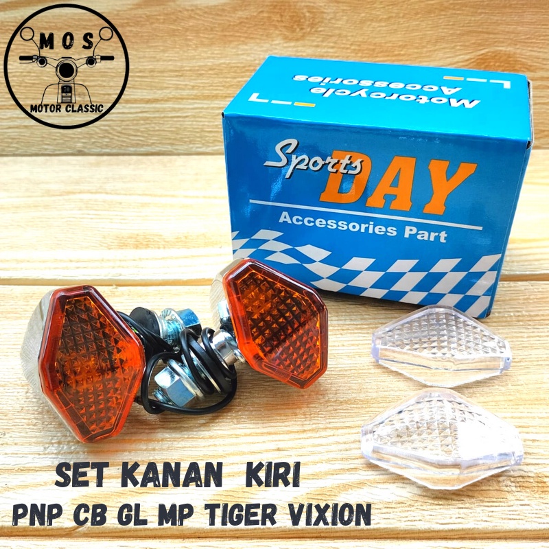 Gl CB Japstyle MP Tiger SCOOPY C70 DAY Diamond Turn Signal SEN LIGHTS ...