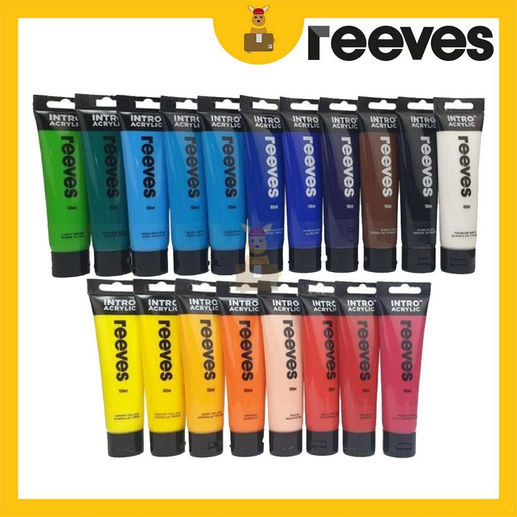 REEVES Intro Acrylic Colouring Color Paint 100ml (PER TUBE) | Shopee ...