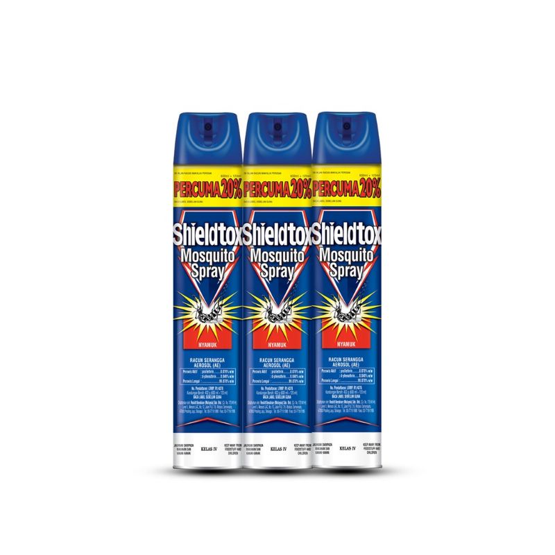 Shieldtox Mosquito Spray 🦟 2/3x720ml | Shopee Malaysia