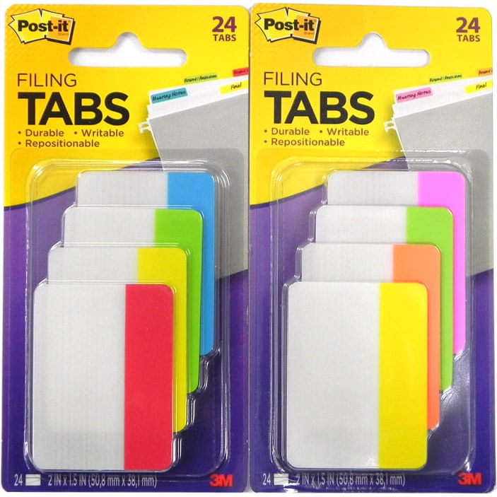 3M Post-it Re-Attachable TABS Super Thick Durable Label (686-ALYR 686 ...