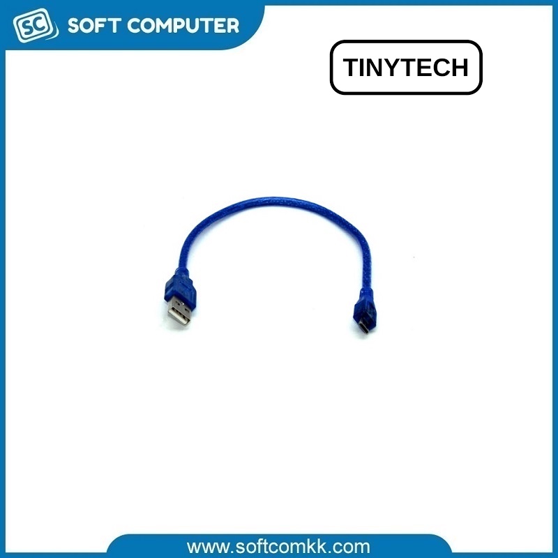 TInytech USB A TO MICRO 5 PIN CABLE 20CM | Shopee Malaysia
