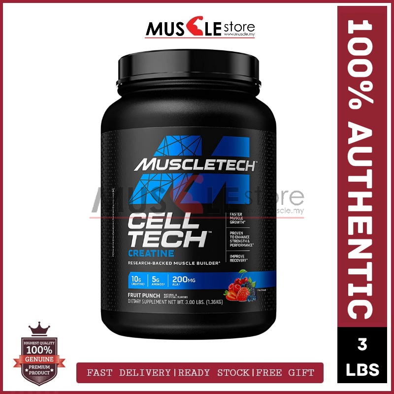 MuscleTech Cell Tech Elite 3lbs Post Workout, Muscle Strength ...
