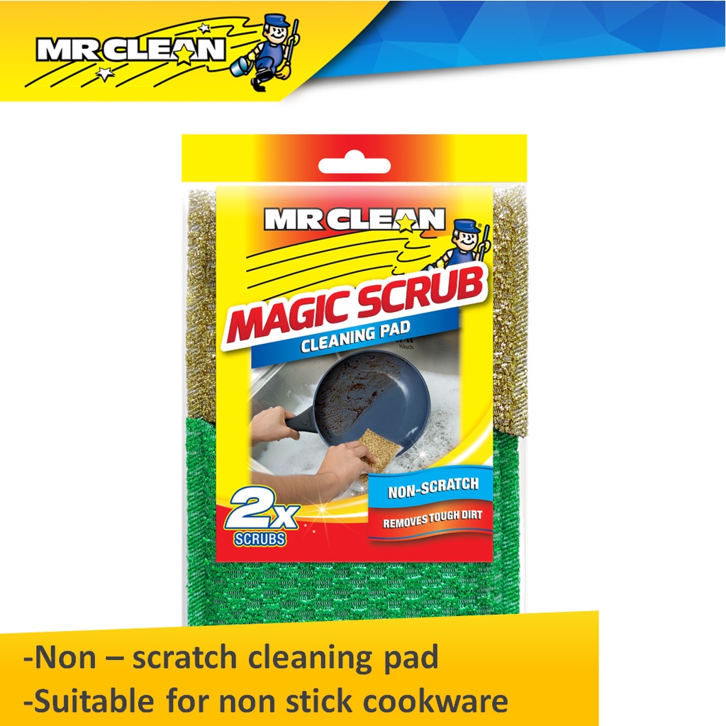 MR CLEAN Non-scratch Magic Scrub (2pcs) ABMH007 | Shopee Malaysia