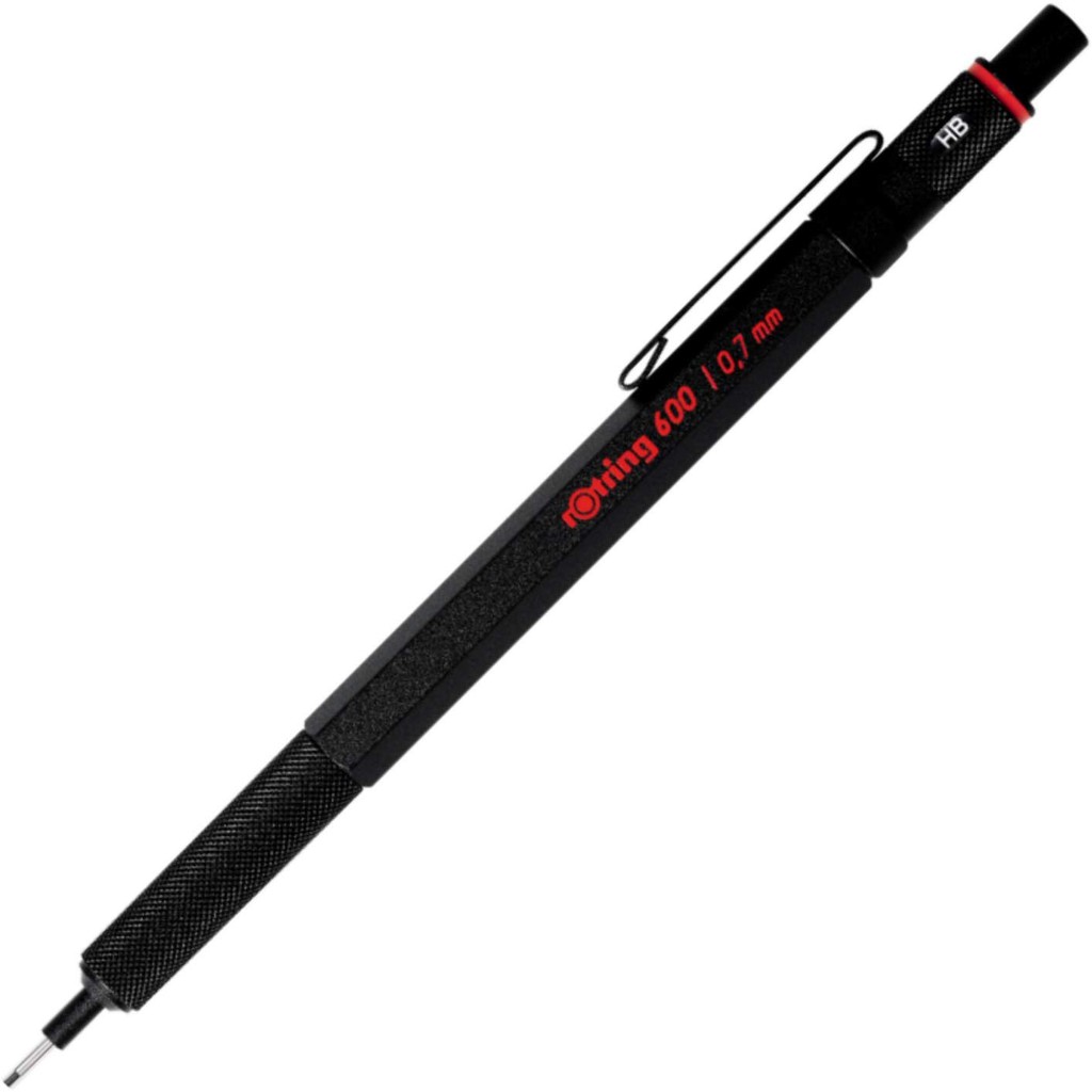rOtring 600 Full Metal Drafting Pencil (0.3, 0.5, 0.7, 2.0 mm ...