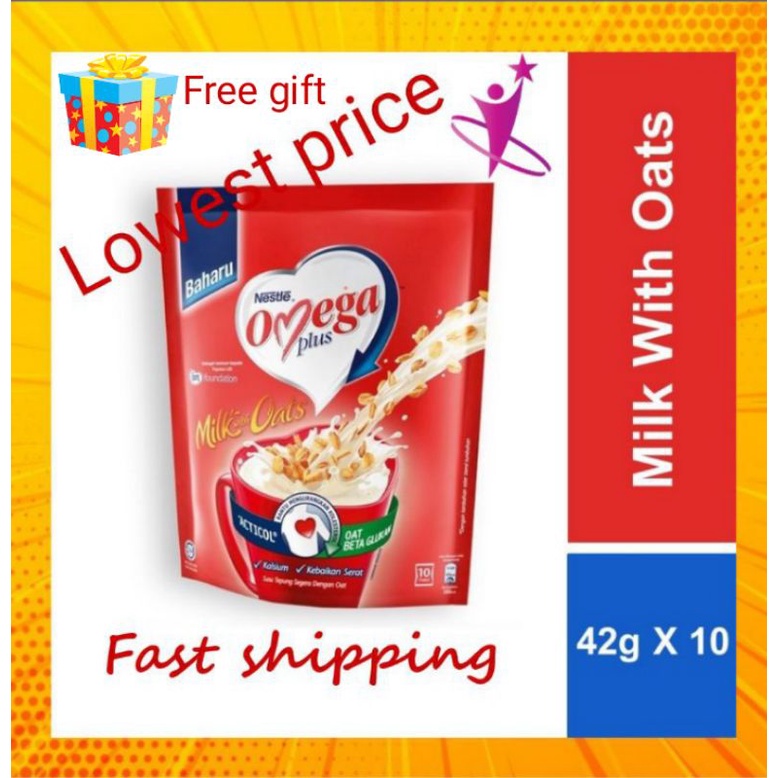 Exp:11/21 Nestle Omega Plus with Oats (10 x 42g) | Shopee Malaysia