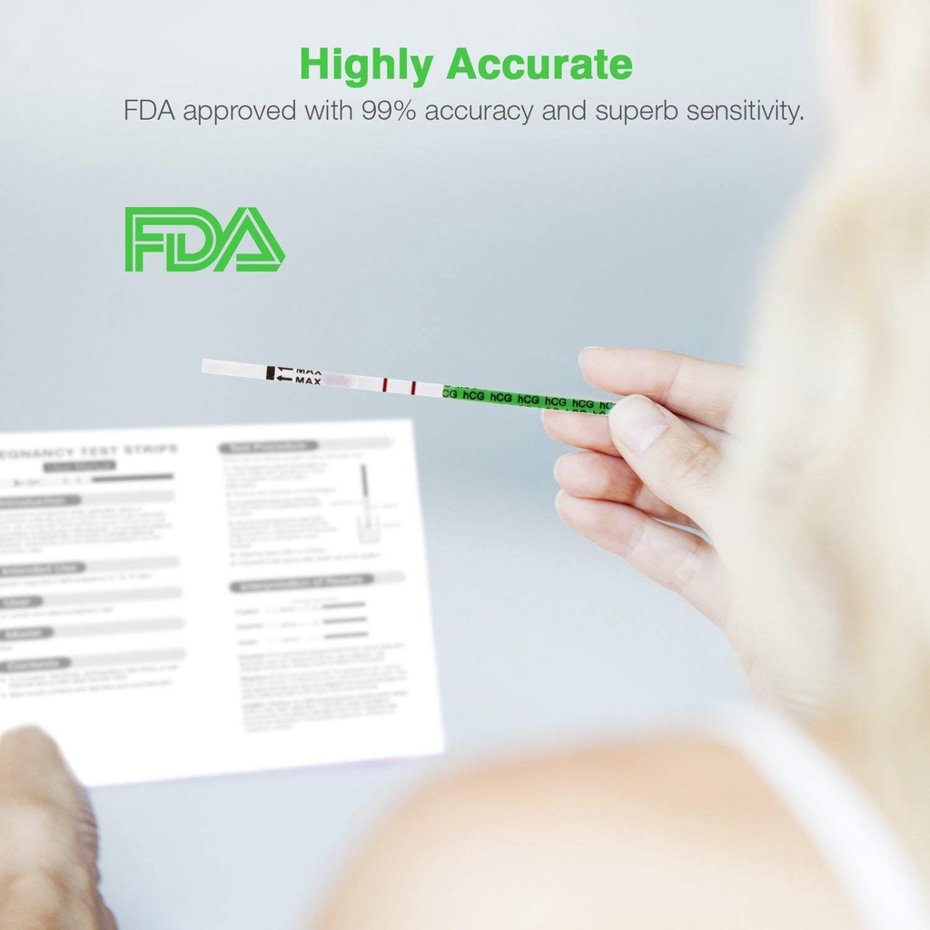 50pcs Ovulation Test Strip OPK LH Ovulasi & UPT Test Pregnancy 10miu ...