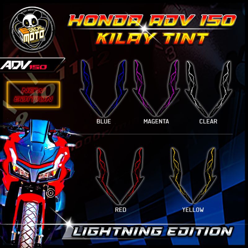 HONDA ADV 150 LIGHTNING KILAY TINT | Shopee Malaysia