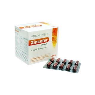 ZINCOFER HEMATINIC CAPSULES 10'S (1 STRIP) IRON CAPSULES UBAT ZAT BESI ...