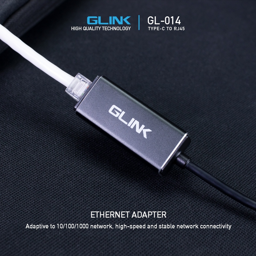 GLINK High Quality Technology TYPE-C To RJ45 (LAN) | Shopee Malaysia