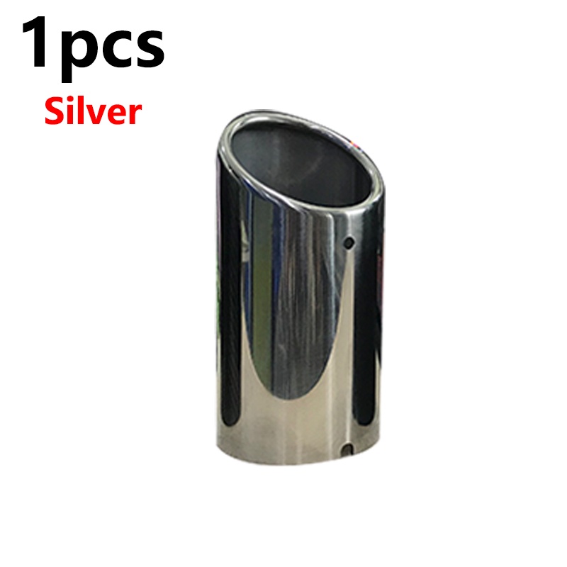 76mm Car Exhaust Pipe Muffler Tip Cover For Q5 A5 VW Tiguan Volkswagen ...