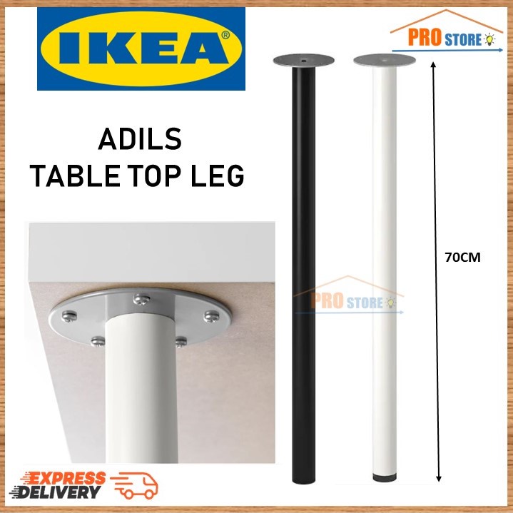 1PCS IKEA ADILS Table Top LEG 70x4cm Black & White Colour ORIGINAL ...