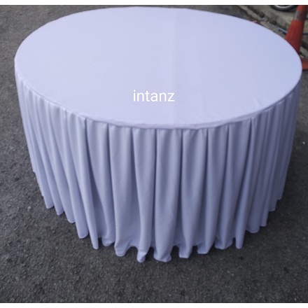 INTANZ Skirting Sarung Terus Meja Bulat 5ft JC Easy Setting Round Table ...