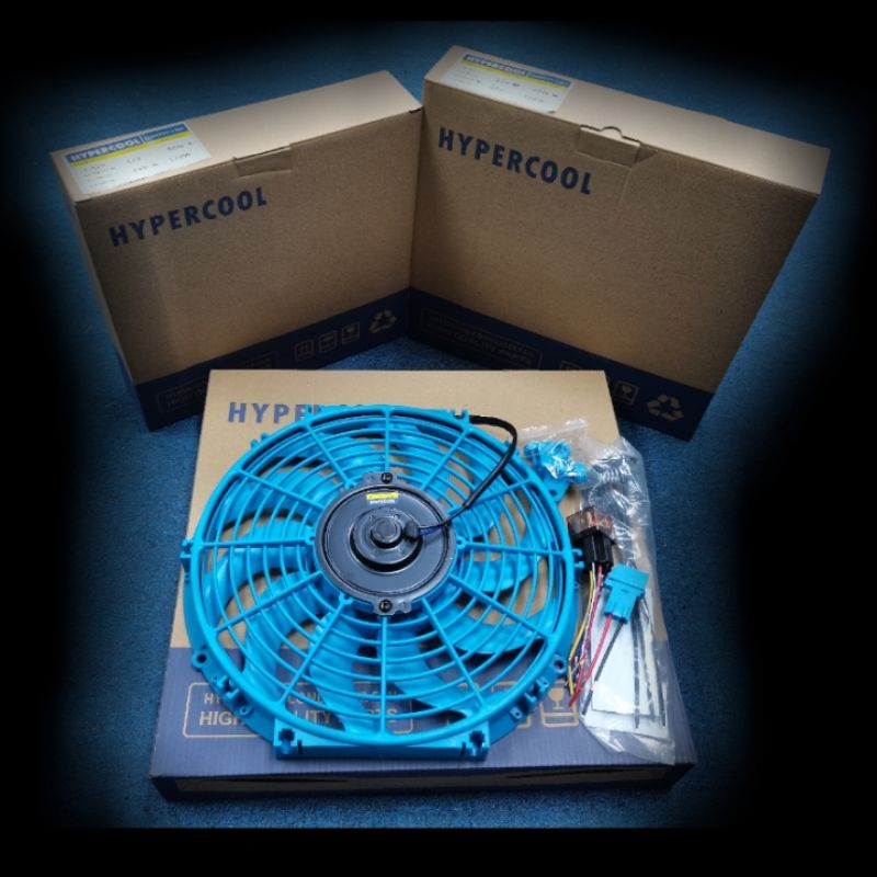 BRAND POKKA/HYPERCOOL 8"/10"/12"/14" UNIVERSAL SLIM FAN PUSH PULL ...