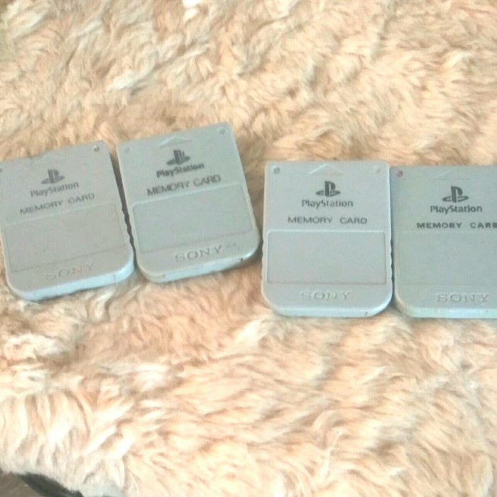 (READY) Memory card playstation 1 ps1 original second old stock ...