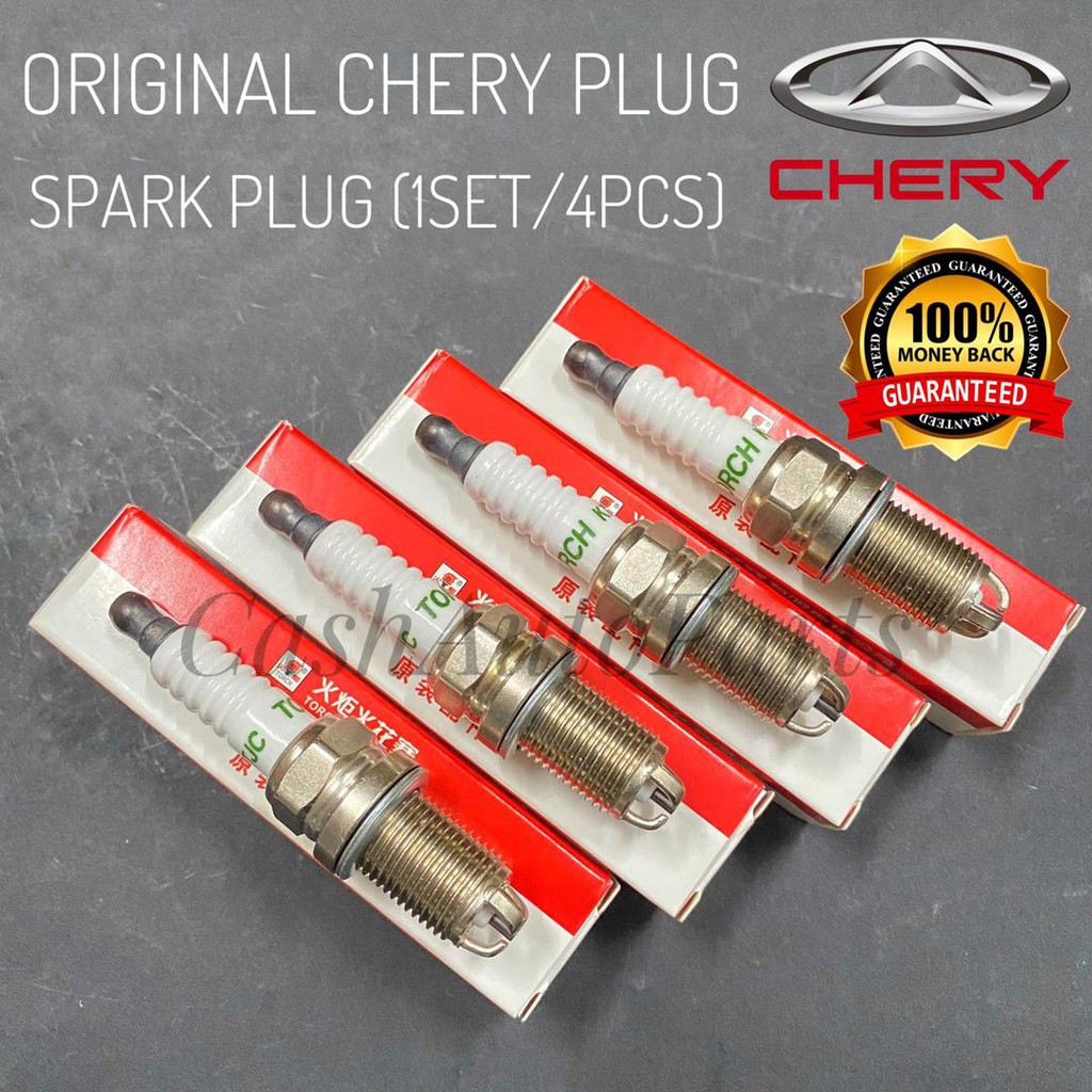 ORIGINAL CHERY EASTAR 2.0 2.4 TORCH SPARK PLUG 1SET PLUG 3 KAKI CHERRY ...