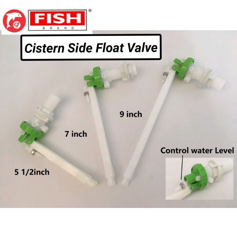 5.5" / 7" / 9" Inch High Quality Fish Brand Cistern Side Inlet Float ...