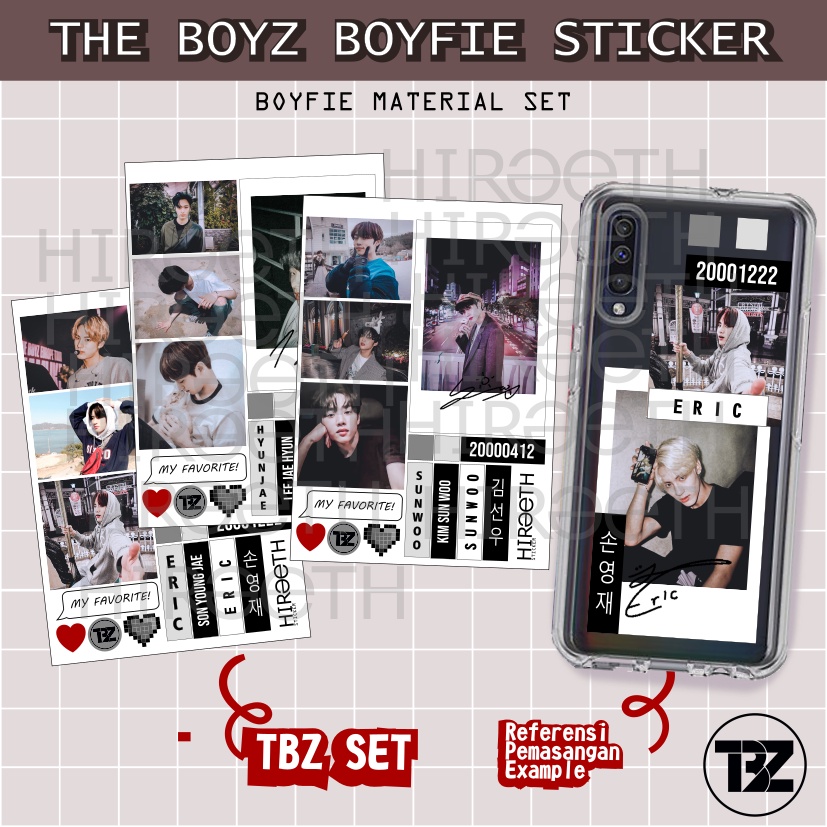 The BOYZ Sticker Boyfie Sticker Aesthetic Material THEBOYZ KPOP TBZ ...