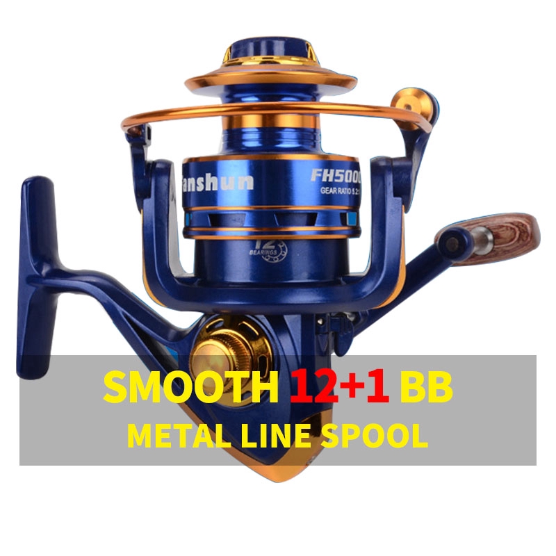 Spinning Reel Set Mesin Pancing Jigging Reel Full All Metal 13BB ...