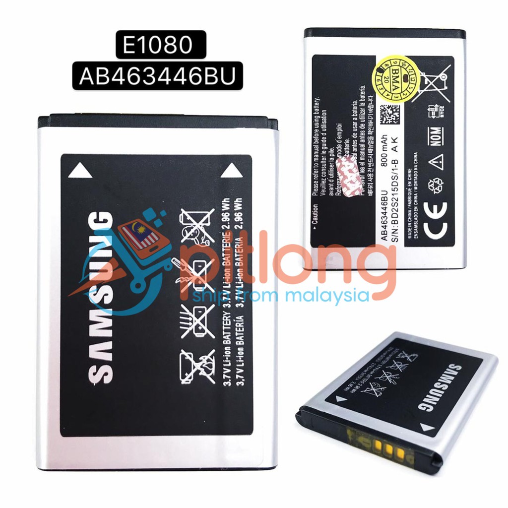 Samsung E1080 E1200 X208 AB463446BU AK 800MAH High Quality AAA Battery Bateri | Shopee Malaysia