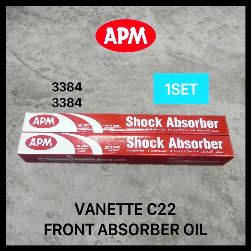 APM 3384 NISSAN VANETTE C22 FRONT ABSORBER OIL SET 2PCS | Shopee Malaysia