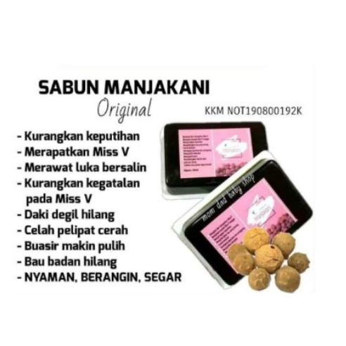 SABUN MANJAKANI SUSUK MANJA (50G) + Bubble Wrap (Extra Safe) + Free ...