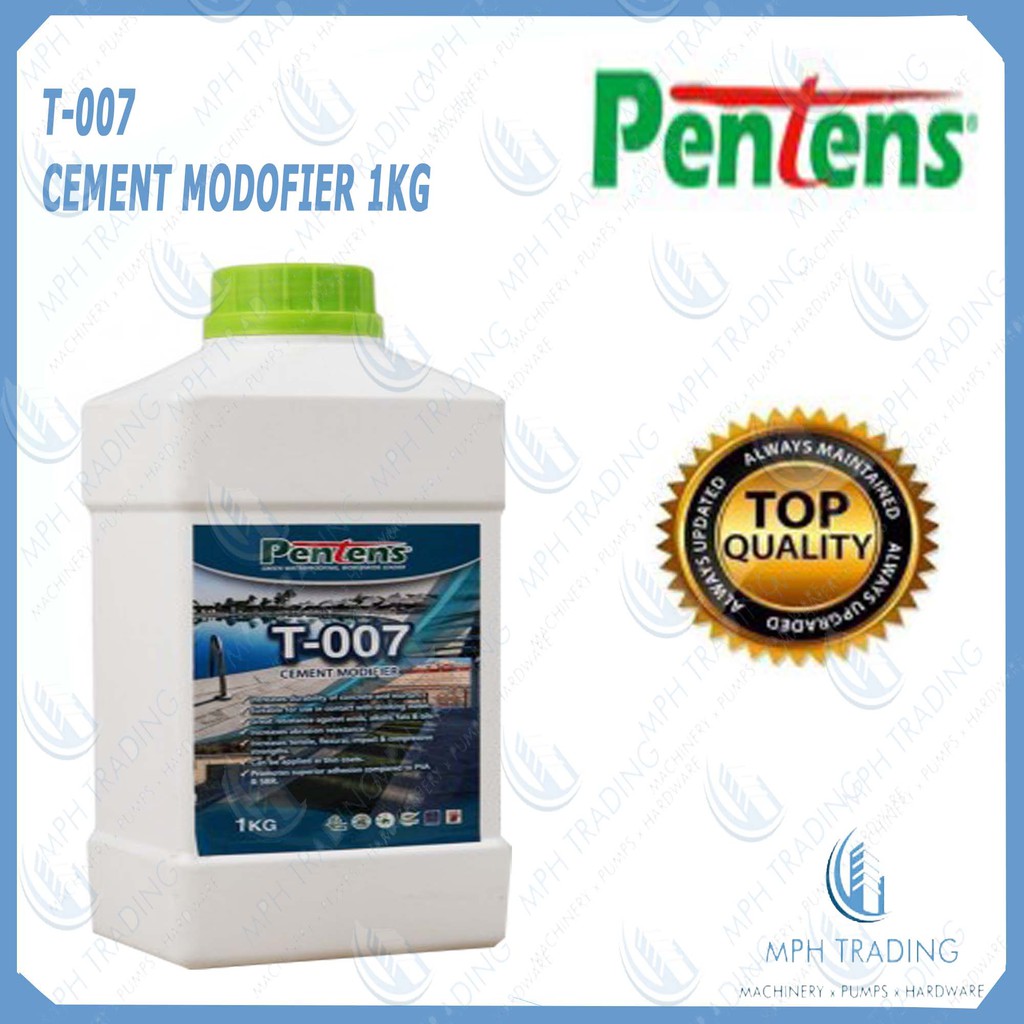 PENTENS T-007 1kg Waterproofing Primer Cement Modifier for Repair and ...
