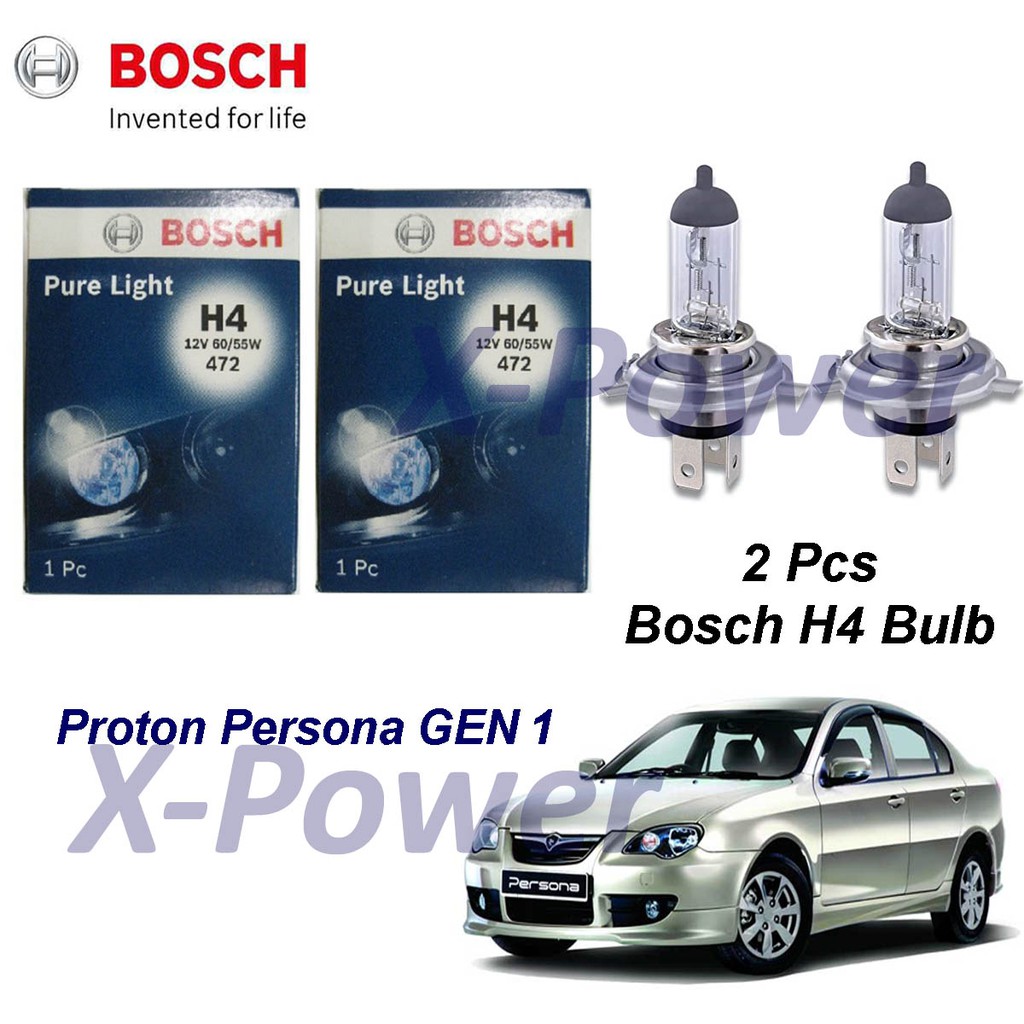 🔥OFFER🔥 Proton Persona generation 1 Headlamp Light Bulb Bosch H4 12V ...
