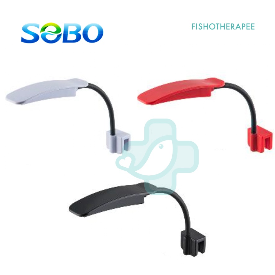 Sobo Mini Clamping LED Lamp Nano Mini Aquarium Clip On White Light Lampu Gantung Akuarium Kecil ...