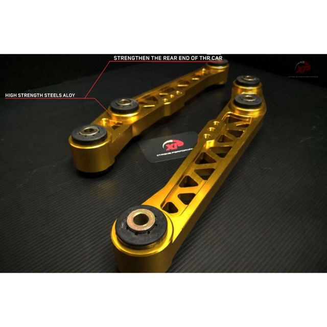 REAR LOWER CONTROL ARM HONDA CIVIC EK EJ FUNCTION7 GOLD BLACK BUSH ...