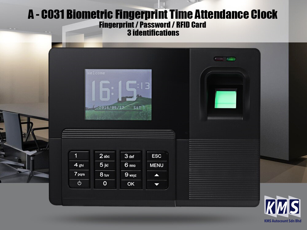 REALAND A - C031 FINGERPRINT TIME ATTENDANCE MACHINE IDENTIFICATION ...