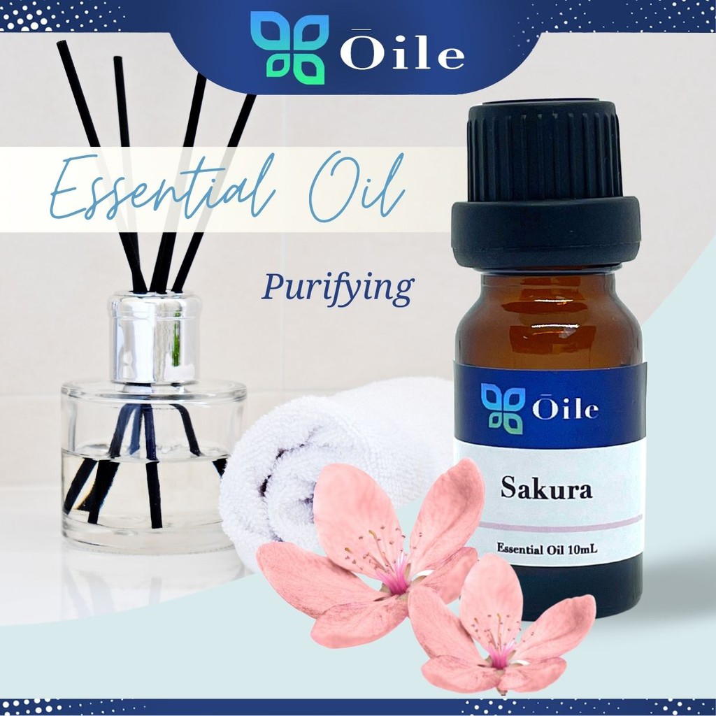 Sakura Essential Oil 10ml Aroma Scented Air Diffuser Aromatherapy ...