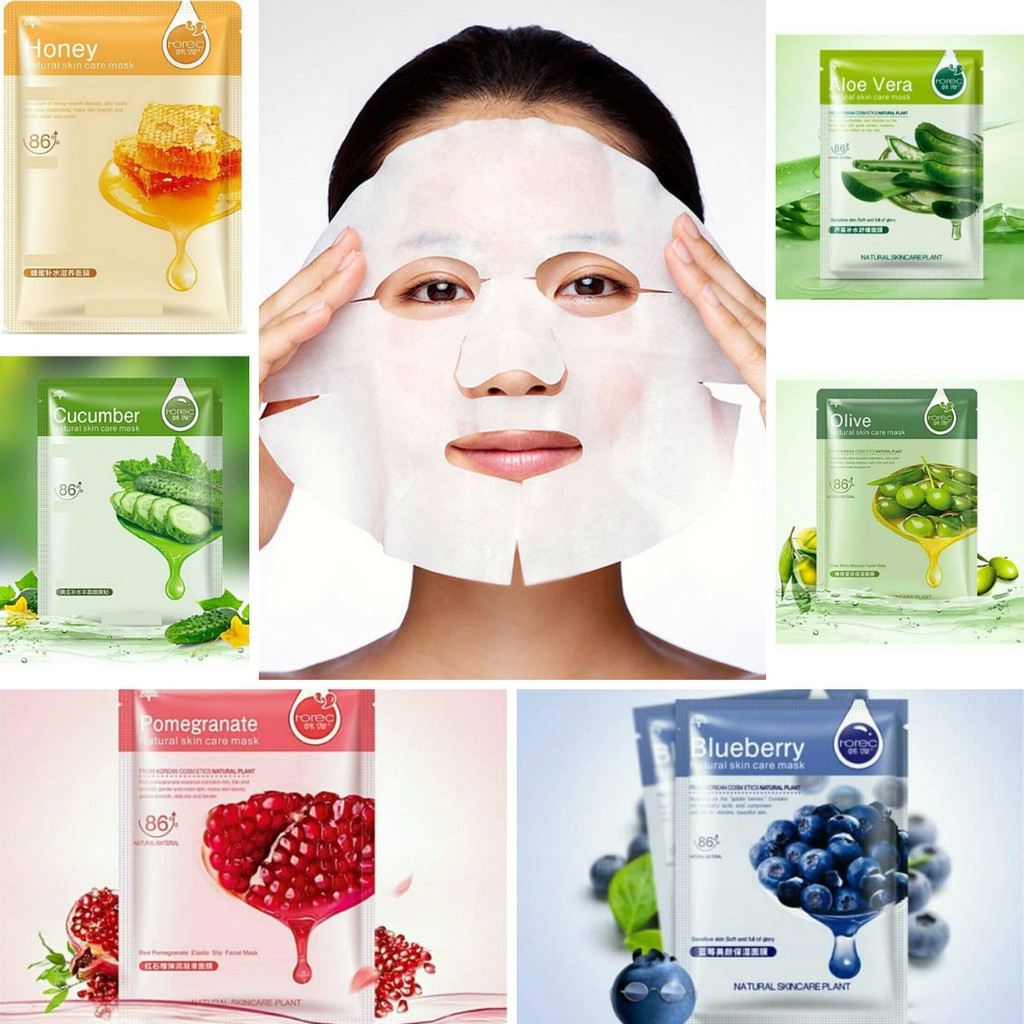 🔥 Premium Korean Facial Mask - Natural Skincare Masker (ramdomly mix)🔥 ...