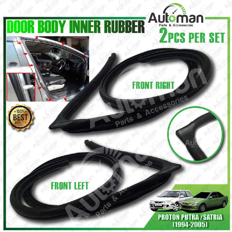 Proton Satria Putra 1994 - 2005 Door Body Inner Rubber Body Rubber ...