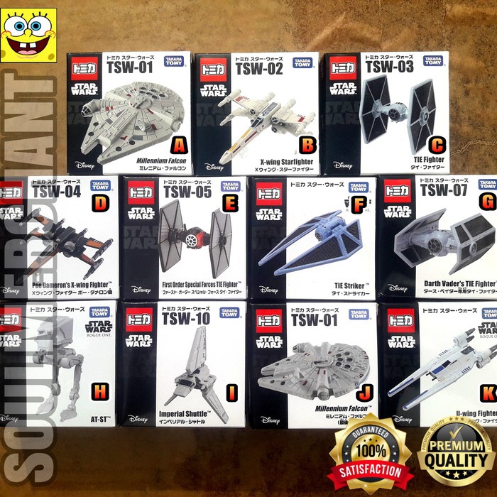Tomica Star Wars TSW 03 04 Tie Fighter Star Destroyer Original Takara Tomy | Shopee Malaysia