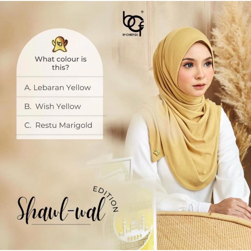 Shawl Souk BCF bychefiza DEFECT Tudung Shawl Instant Soft Awning ...