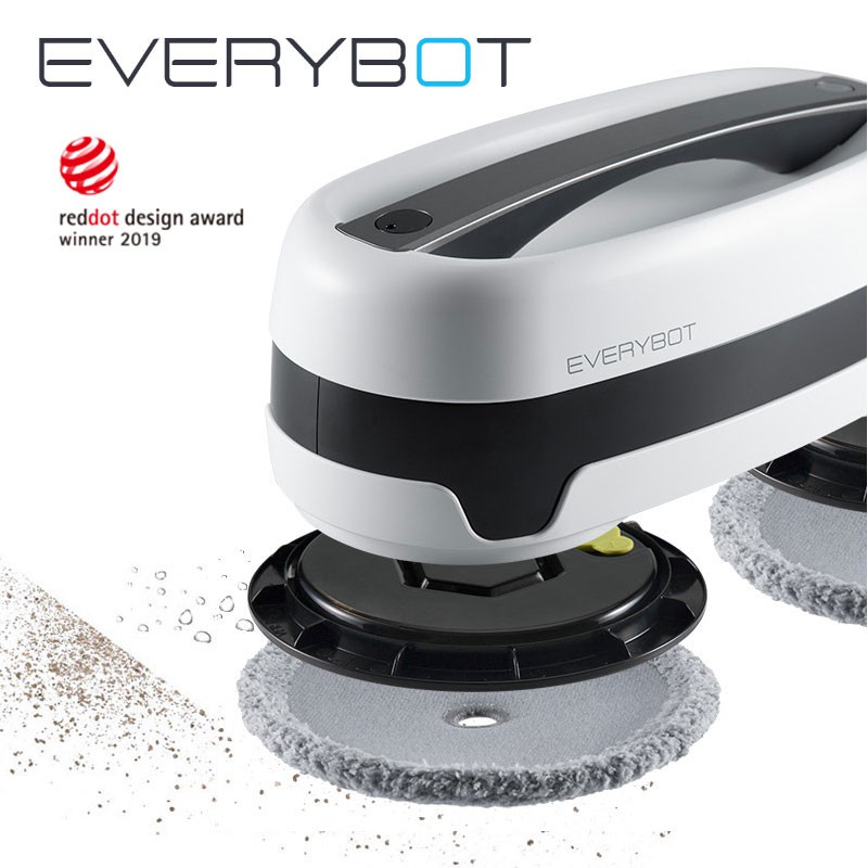 Everybot EDGE Cordless Dual Spin Robot Floor Mop Cleaner / Smart Sensor spinning mop | Shopee ...