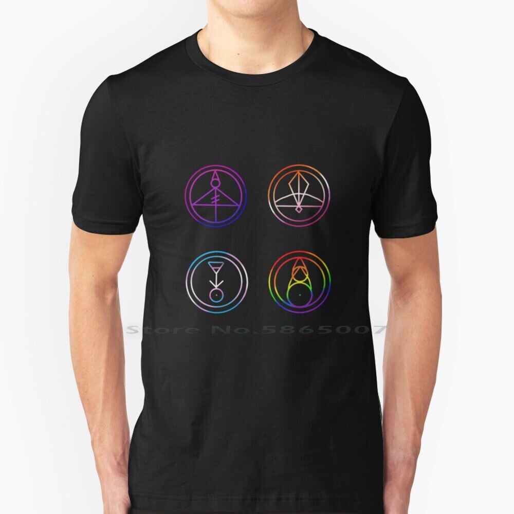 Lgbt Theme Owl House Glyphs T Shirt 100% Cotton Lesbian The Owl House ...