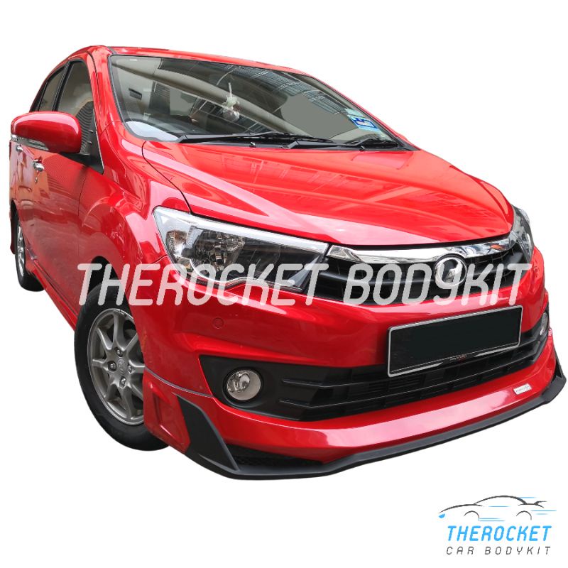 Perodua Bezza 2016-2019 Drive 68 Front Skirt Bodykit Material PU With ...