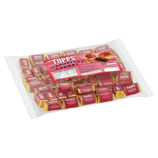 Topps Strawberry Chunky 500g | Shopee Malaysia