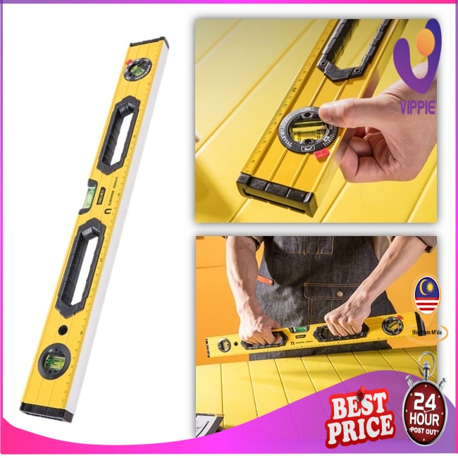 VIPPIE Magnetic Water Level Horizontal Vertical Ruler Spirit Level ...