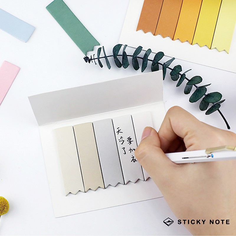 (Malaysia Stock) Gradient Color Sticky Note Rectangular Memo | Shopee ...