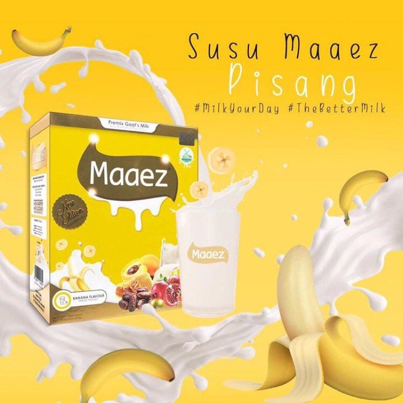 Susu Maez pisang/kurma 💯 + 🎁 | Shopee Malaysia
