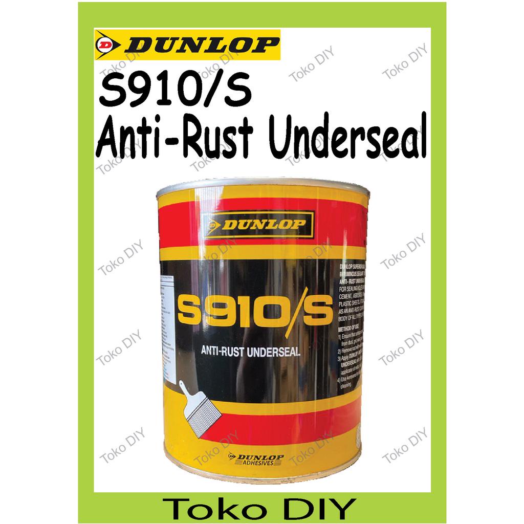DUNLOP S910/S 1LITER ANTI-RUST UNDERSEAL S910/S / KALIS KARAT BAWAH KEDAP / 黑油膏 | Shopee Malaysia