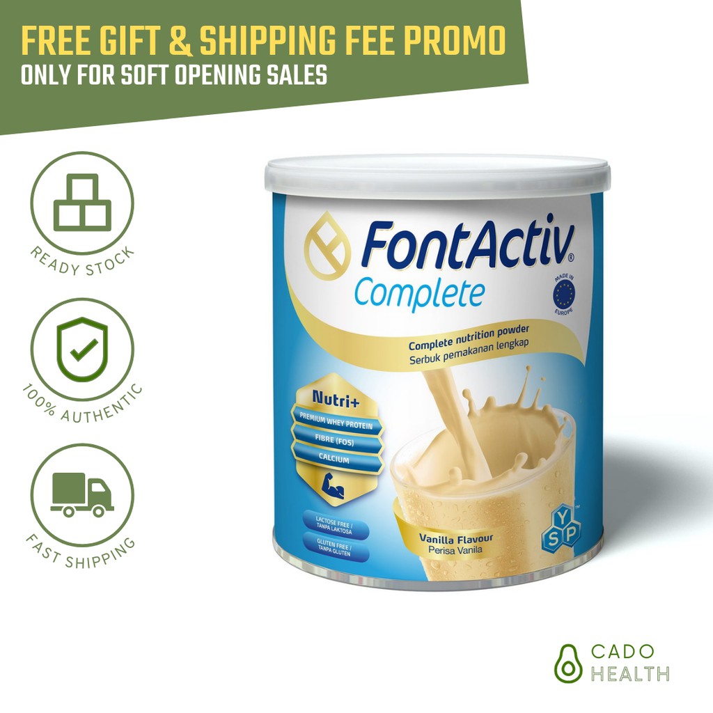 FontActiv Complete 400g / 800g FREE GIFT (Font Activ) | Shopee Malaysia