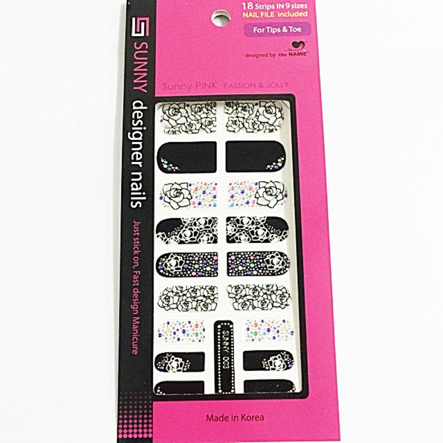 Roses Korean Nail Art Stickers (designed By Namie) | Shopee Malaysia